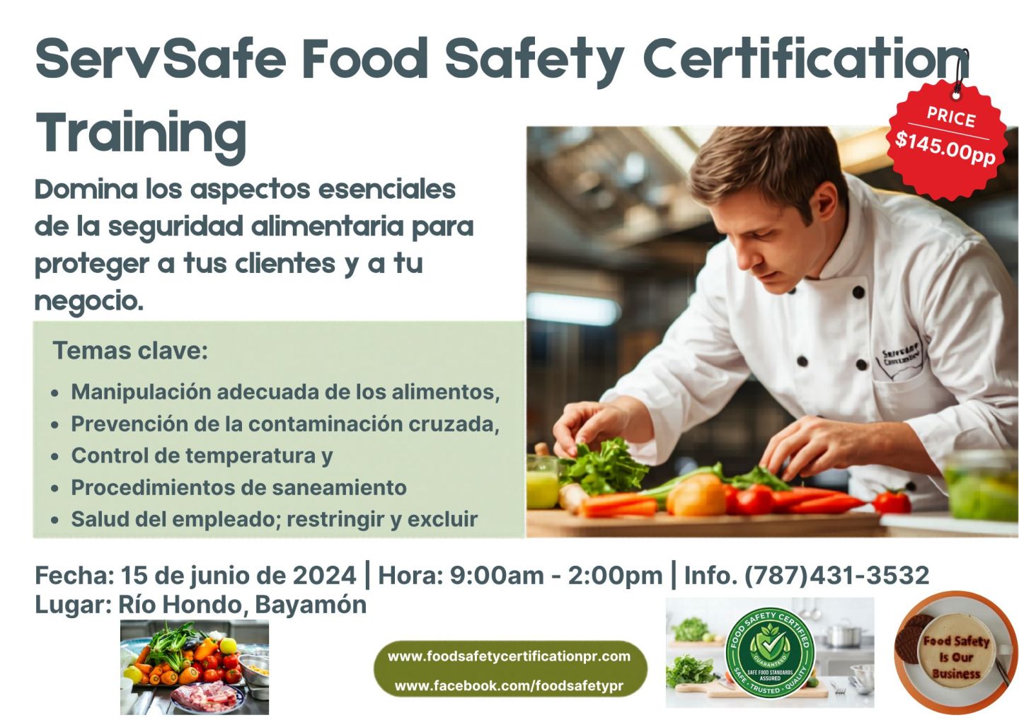 ServSafe Manager-Curso Gerencial de Manejo Seguro de Alimentos | Food ...